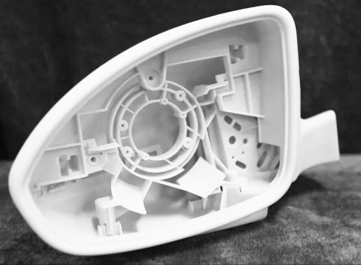 Custom Car Mirror Prototype | 3D Vector
