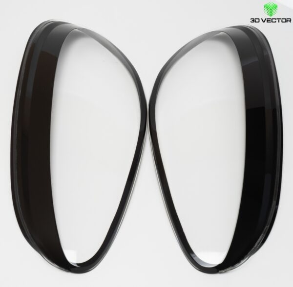 Vacuum Casted Headlight Lens Covers | 3D Vector